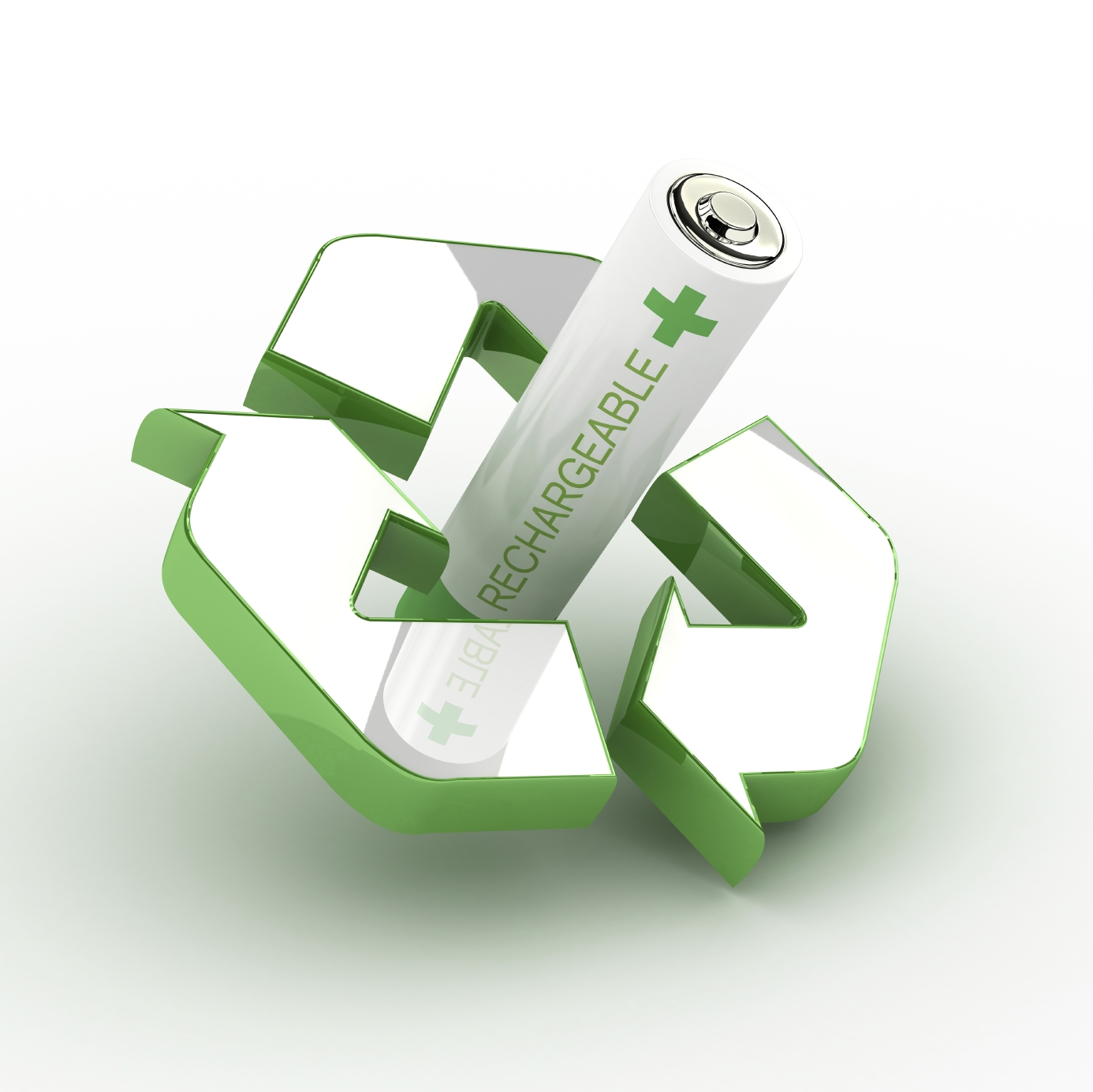rechargeable recycle logo